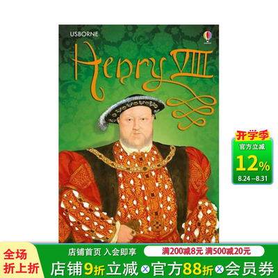 【现货】Henry Viii 亨利八世 英文原版儿童故事阅读 Usborne【善优童书】