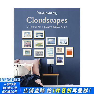 【现货】镜框:漫游云端：21张艺术海报【Frameables可撕下装裱】Cloudscape