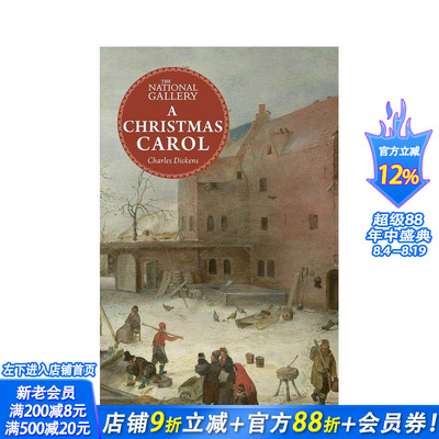 【预售】圣诞颂歌 【The National Gallery Masterpiece Classics】A Christmas Carol 原版英文文学 正版进口图书