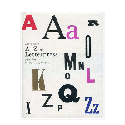 【现货】Alan Kitching: A Life in Letterpress，艾伦·基廷:活版印刷的生涯 英文字体设计
