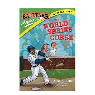 【预售】英文原版 棒球场的秘密:世界诅咒 Ballpark Mysteries Super Special 1  儿童英语故事章节桥梁书分*阅读 6岁以上