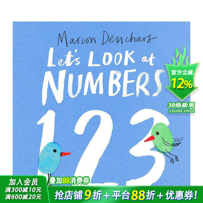 【现货】让我们看看…数字Let‘s Look at... Numbers 0-3岁儿童数字启蒙绘本 英文原版 亲子教育 培养孩子数学兴趣【】