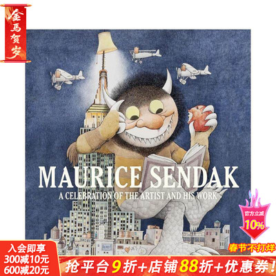 【预售】莫里斯·桑达克：艺术家与他的作品 Maurice Sendak: A Celebration of the Artist and His Work 英文艺术画册进口书