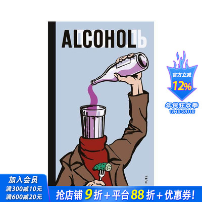【现货】英文原版 酒精:苏联的反酗酒海报Alcohol: Soviet Anti-Alcohol Posters 英文平面设计 正版进口 善优图书