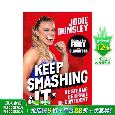 【预售】不断破障：成就强大、勇敢与自信 Keep Smashing It: Be Strong  Be Brave  Be Confident 英文英语拓展阅读进口书