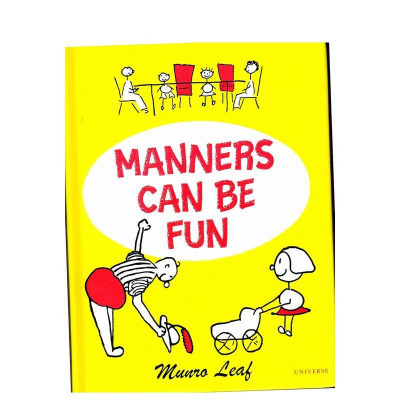 【预售】礼仪可以很有趣 Manners Can Be Fun 精装英文儿童插画故事绘本 进口童书