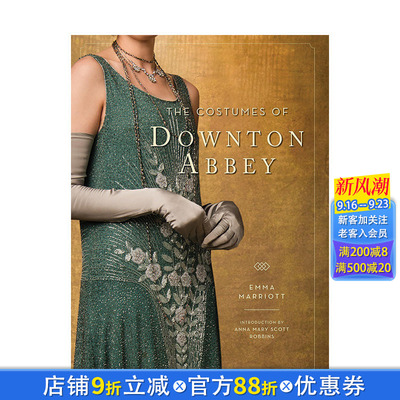 【预售】唐顿庄园的服装 The Costumes of Downton Abbey 原版英文时尚综合 正版进口书籍画册 善优图书