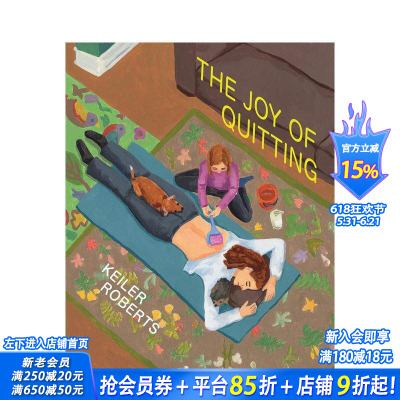【现货】【附Keiler Roberts签名藏票】英文原版 躺平的乐趣The Joy of Quitting 英文漫画 正版进口图书画册