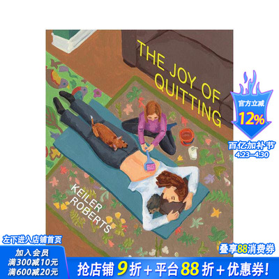 【现货】【附Keiler Roberts签名藏票】英文原版 躺平的乐趣The Joy of Quitting 英文漫画 正版进口图书画册