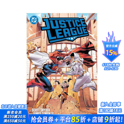 【预售】正义联盟 by斯科特·斯奈德和詹姆斯·泰尼翁四世 合集卷2 Justice League by Scott Snyder and James 正版进口书