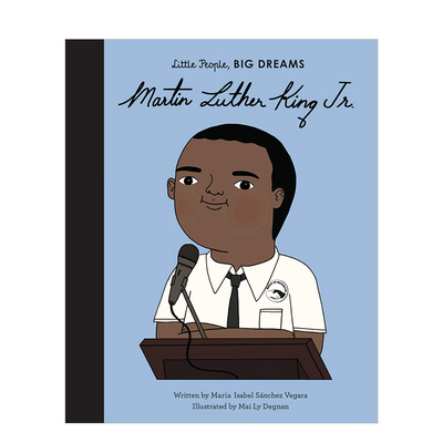 【现货】【小人物，大梦想】马丁·路德金Martin Luther King Jr. 3-6岁儿童名人传记艺术绘本 职业发展启蒙艺术学前