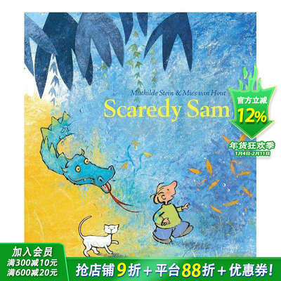 【现货】Scaredy Sam 胆小山姆 英文原版儿童绘本