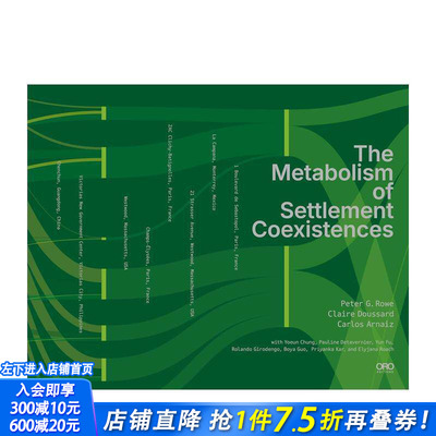 【预售】聚落代谢：共存之道 The Metabolism of Settlement Coexistences 原版英文建筑设计 正版进口书