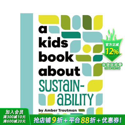 【现货】【给孩子的书】可持续性 【A Kids Book About】Sustainability 原版英文青少年读物 DK