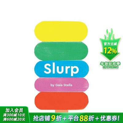 【预售】吸面之乐 Slurp! 英文儿童插画故事绘本 进口童书