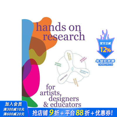 【现货】艺术家、设计师和教育工作者的实践研究 Hands on Research for Artists  Designers & Educators原版英文艺术正版进口书