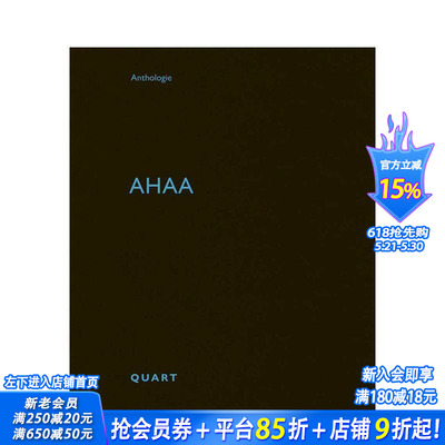 【预售】aHaa建筑事务所：选集 aHaa: anthologie 原版英文建筑设计 正版进口书