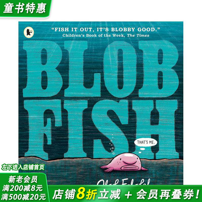 【预售】【詹姆斯·克罗珀·温莱特奖短名单】海洋之旅 Blobfish 原版英文儿童插画艺术绘本 进口童书