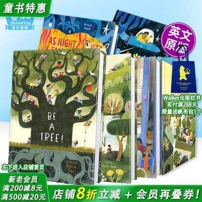 【现货】Felicita Sala艺术插画绘本(可选拍) 做一棵树/春意盎然/失物大追捕等 The Hideout 趣味科普想象力故事 英文儿童进口书