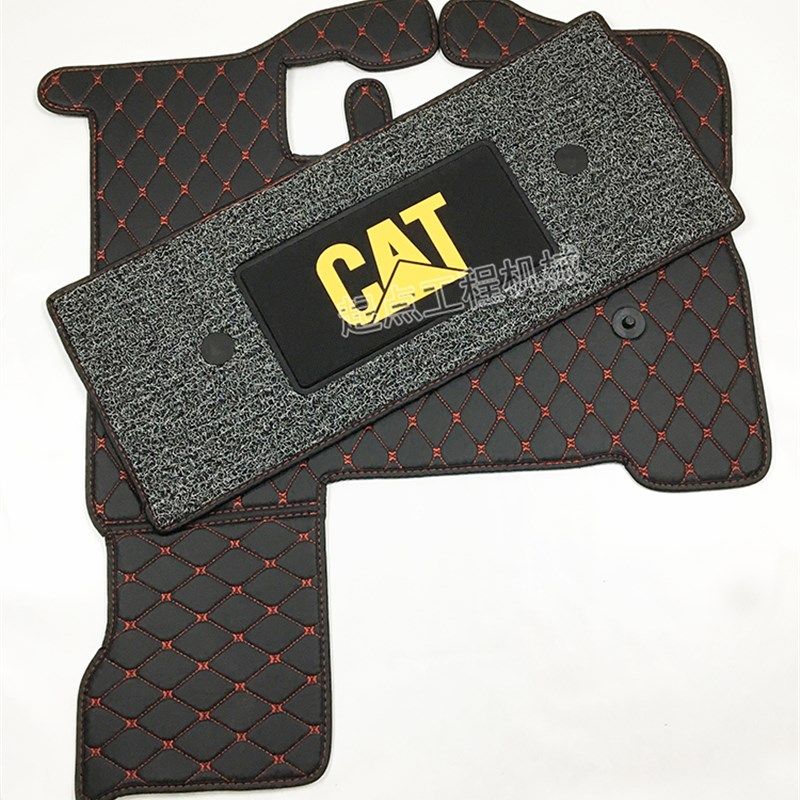 机312b/320b/322b/330b驾J驶室地板胶新款丝圈脚垫地毯_虎窝淘