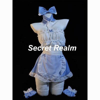 蓝莓甜心~甜美女佣ccos服