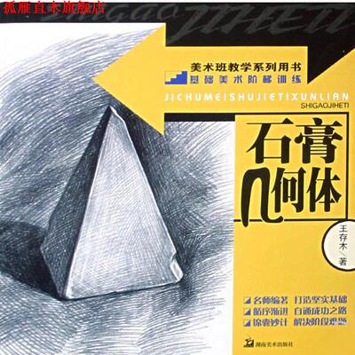 【正版书】 基础美术阶梯训练 石膏几何体 叶军,汪潜,商伟斌　编著 湖南美术出版社