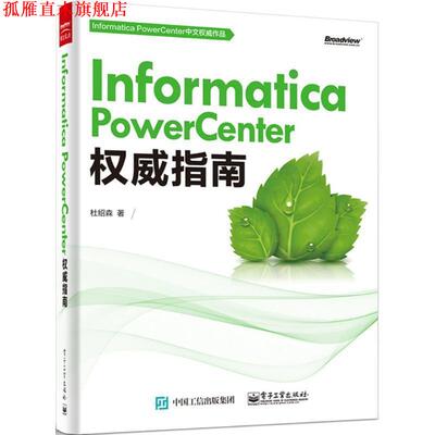 【正版书】 Informatica PowerCenter指南 杜绍森　著 电子工业出版社
