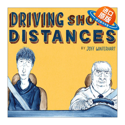 英文原版 Driving Short Distances 短距离驾驶 Joff Winterhart漫画 原子笔画风 精装 英文版 进口英语原版书籍
