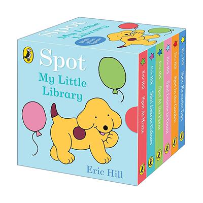 英文原版 Spot Little Library 小玻小小图书馆 四册手掌纸板书盒装 英文版 进口英语原版书籍