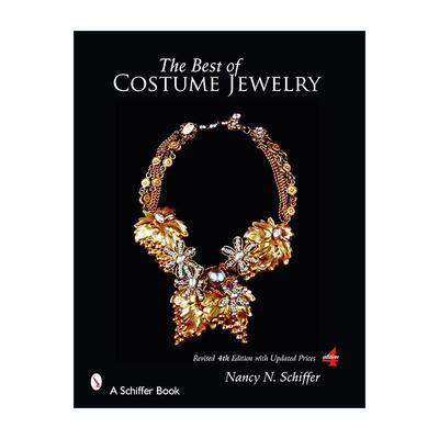 英文原版 The Best of Costume Jewelry 人造珠宝精选图册 中古首饰 复古服装配饰 收藏指南 Nancy Schiffer 进口英语原版书籍