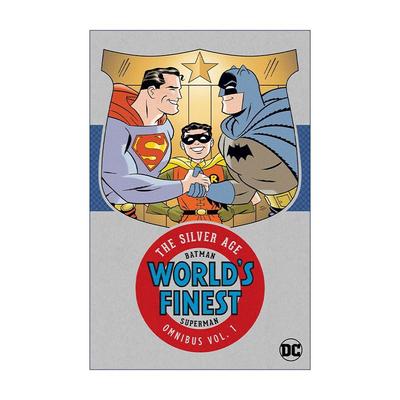 英文原版 Batman & Superman World’s Finest The Silver Age Omnibus Vol.1 蝙蝠侠与超人世界 白银时代 精选集 卷一 新版