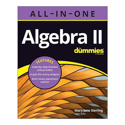 英文原版 Algebra II All-In-One for Dummies 代数2一本通 英文版 进口英语原版书籍