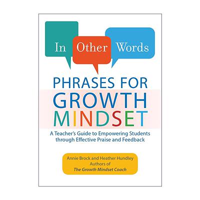 英文原版 In Other Words Phrases for Growth Mindset 成长型思维短语 英文版 进口英语原版书籍