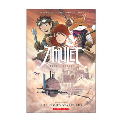 英文原版 The Cloud Searchers 护身符3 儿童漫画 英文版 进口英语原版书籍