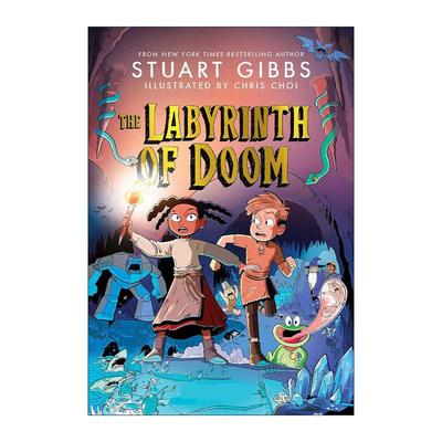 英文原版 The Labyrinth of Doom 厄运迷宫 蒂姆的冒险故事2 Stuart Gibbs 英文版 进口英语原版书籍