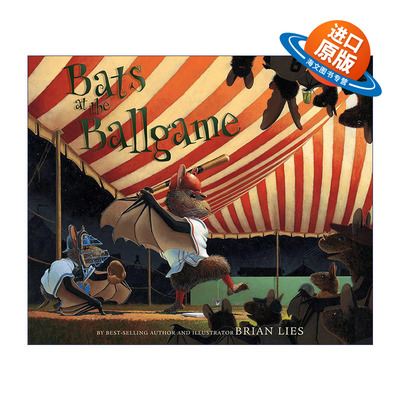 英文原版 Bats at the Ballgame 棒球比赛上的蝙蝠 儿童绘本 动物故事 英文版 进口英语原版书籍