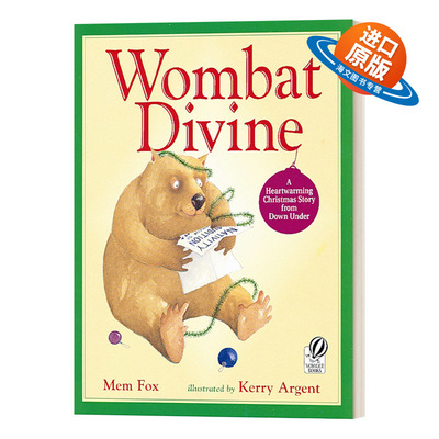 英文原版绘本 Wombat Divine 袋熊 澳大利亚动物主题绘本 英文版 进口英语原版书籍