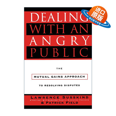 英文原版 Dealing with an Angry Public 如何应对愤怒的公众 危机调解指南 英文版 进口英语原版书籍