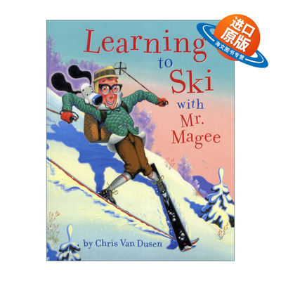 英文原版 Learning to Ski with Mr. Magee 与马吉先生学滑雪 精装绘本 英文版 进口英语原版书籍