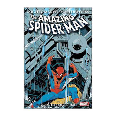英文原版 Mighty Marvel Masterworks The Amazing Spider-Man Vol.4威猛漫威杰作系列 超凡蜘蛛侠 卷四 儿童漫画 斯坦·李 英文版