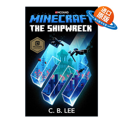 英文原版 Minecraft The Shipwreck 我的世界7 沉船 海滩 精装官方小说 英文版 进口英语原版书籍