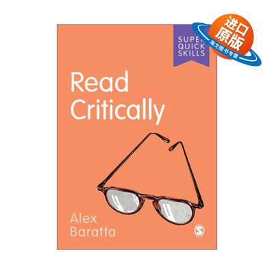 英文原版 Read Critically 如何辩证性阅读 SAGE学术技能入门系列 英美大学本科生学术指南 英文版 进口英语原版书籍