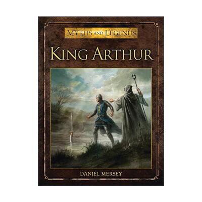 英文原版 King Arthur 亚瑟王传说 彩色插画 神话传说再现系列 英文版 进口英语原版书籍