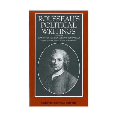 英文原版 Rousseau's Political Writings 卢梭作品集 诺顿文学解读系列 Norton Critical Editions 英文版 进口英语原版书籍