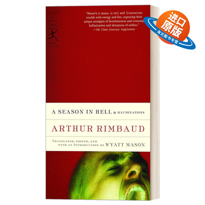 英文原版 A Season in Hell & Illuminations Modern Library Classics 兰波 地狱一季 彩画集 诗歌 Arthur Rimbaud 兰登书屋