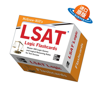 英文原版 McGraw-Hill's LSAT Logic Flashcards 美国法学院入学考试 闪卡 英文版 进口英语原版书籍