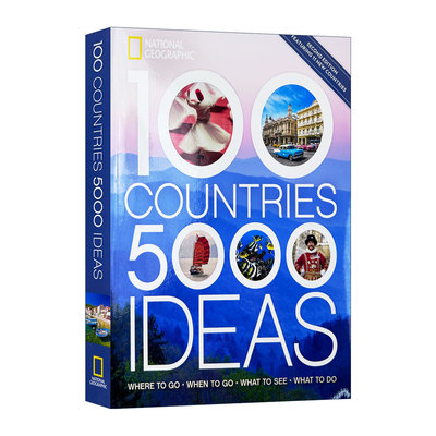 英文原版 100 Countries 5000 Ideas 100个国家 5000个想法 第二版 环球冒险旅游清单指南 英文版 进口英语原版书籍