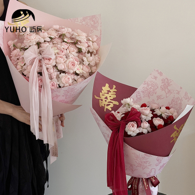 YUHO屿后婚喜花束纸求婚婚礼