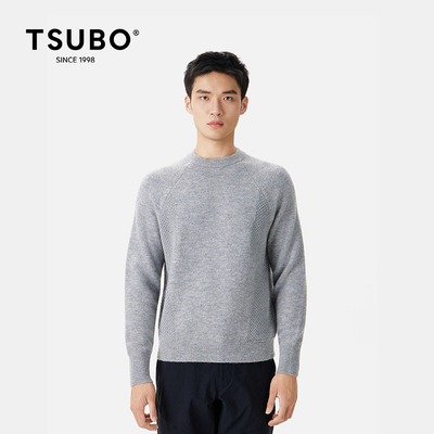 TSUBO百搭圆领毛衣上衣