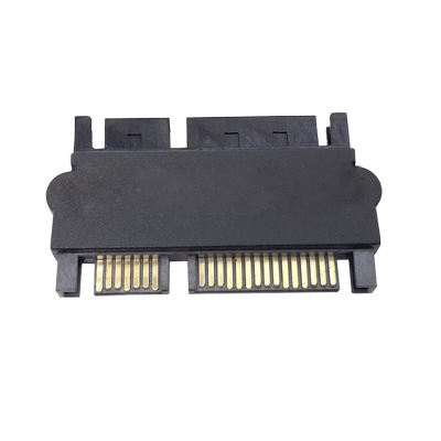 SATA 22P公对公 7+15 电源数据传输公对母台式机固态硬盘转接头